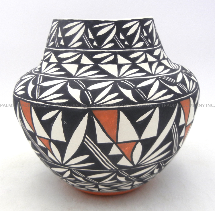 Acoma Mary and Manuel Stevens Handmade and Hand Painted Polychrome ...